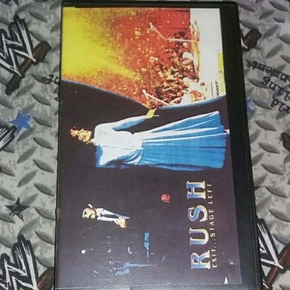 Vintage | Media | 8s Rush Japanese Import Exit Stage Left Vhs Rare ...